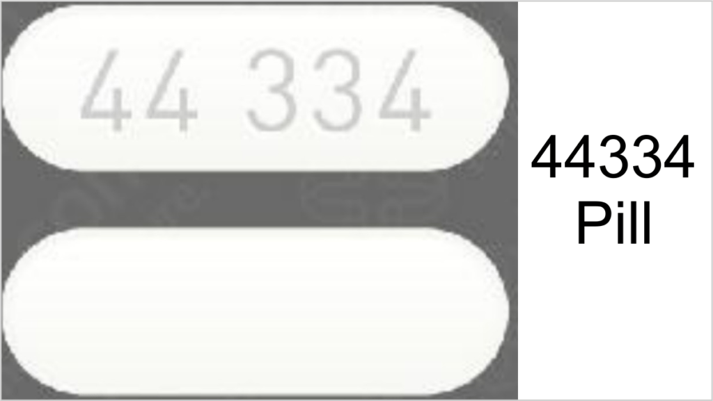 44334 Pill – (Oval-Oblong shaped pill) - Health Plus City